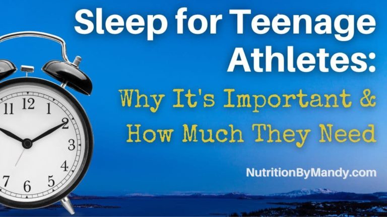 Sleep for Teenage Athletes: Why It's Important & How Much They Need ...