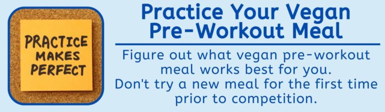 How to Build an Ideal Vegan Pre-Workout Meal - Nutrition By Mandy