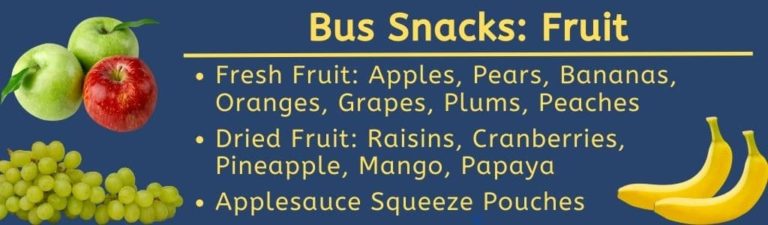 Healthy Bus Snacks for Athletes - Nutrition By Mandy