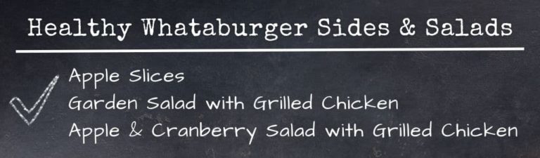 10 Whataburger Healthy Options for Athletes - Nutrition By Mandy