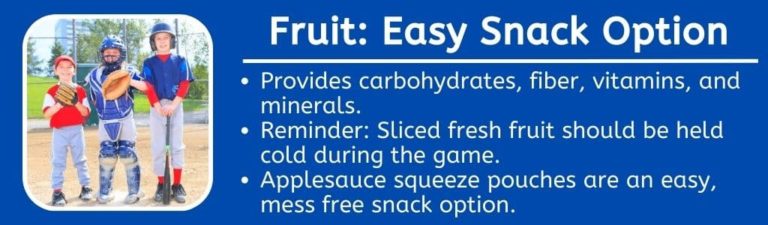 Best After Game Snack Ideas for Youth Sports (PDF List) - Nutrition By ...