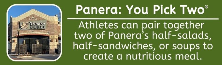 Panera High-Protein Options for Athletes - Nutrition By Mandy