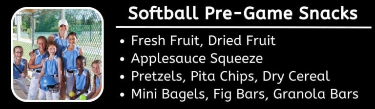 Best Softball Snack Ideas for Games and Tournaments - Nutrition By Mandy