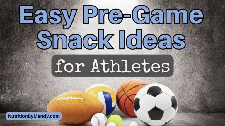 Best Pre-Game Snacks: Ideas for Athletes - Nutrition By Mandy
