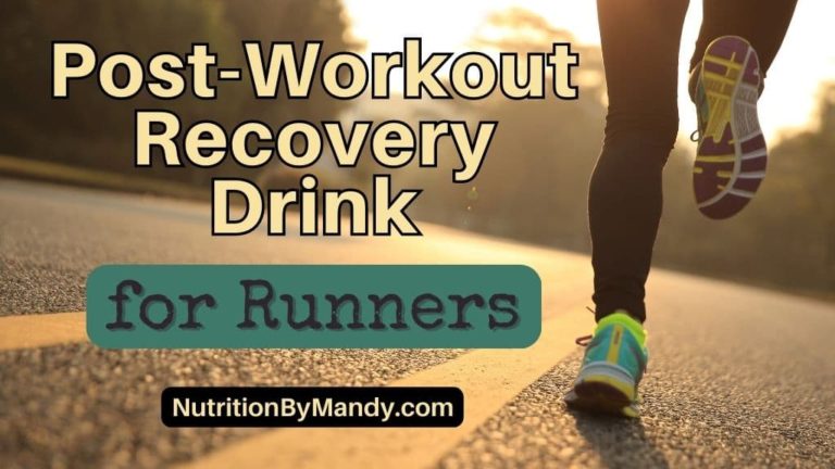 Post-Workout Recovery Drink for Runners - Nutrition By Mandy