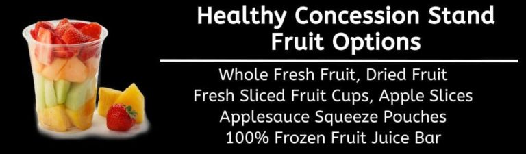 Healthy Concession Stand Food Ideas - Nutrition By Mandy