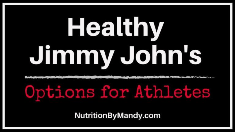 Healthy Jimmy John's Options for Athletes - Nutrition By Mandy