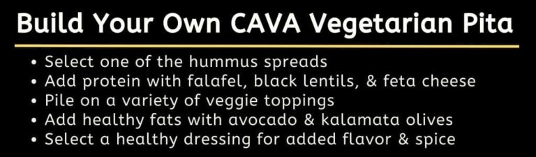 Best CAVA Vegetarian Options for Athletes - Nutrition By Mandy