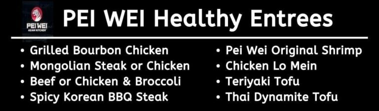 10 Pei Wei Healthy Options for Athletes - Nutrition By Mandy