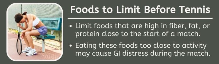 What to Eat Before a Tennis Match - Nutrition By Mandy