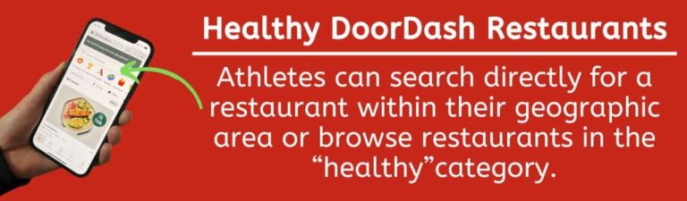 Healthy DoorDash Options for Athletes - Nutrition By Mandy