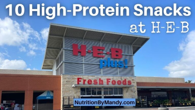 10 High Protein Snacks at H-E-B for Athletes - Nutrition By Mandy