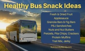 Healthy Bus Snacks for Athletes - Nutrition By Mandy