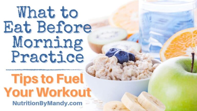 What to Eat Before Morning Practice: Tips to Fuel Your Workout ...
