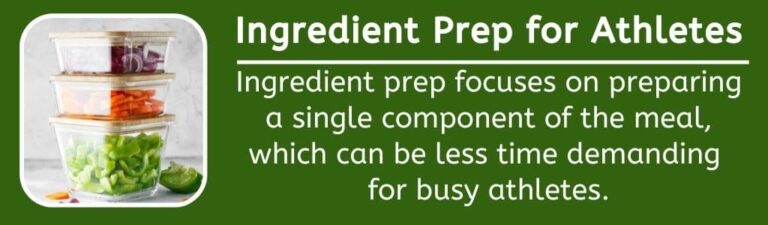 Ingredient Prep Ideas for Athletes - Nutrition By Mandy