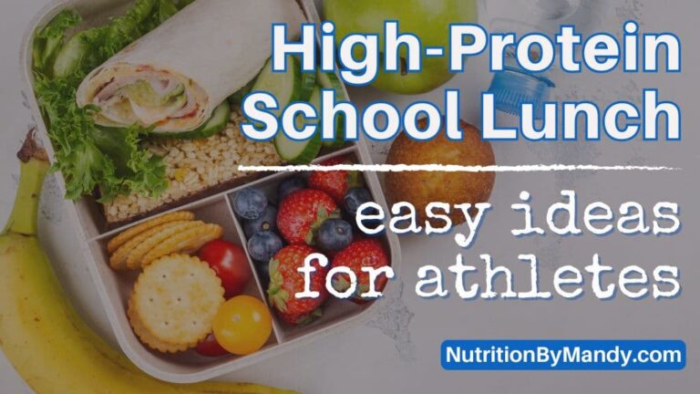 High-Protein School Lunch: Easy Ideas for Athletes - Nutrition By Mandy